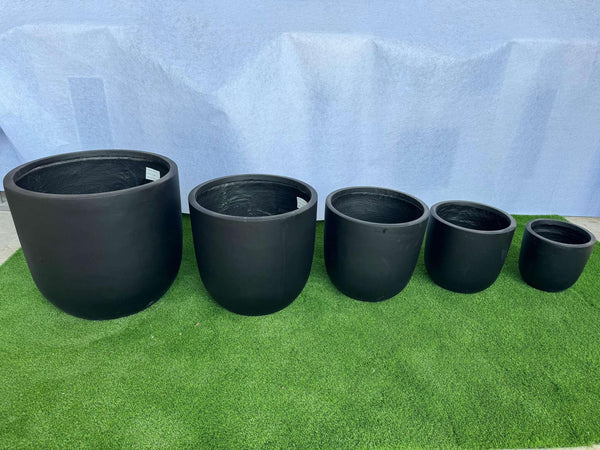 Set of Fiber Pots – Silver Garden